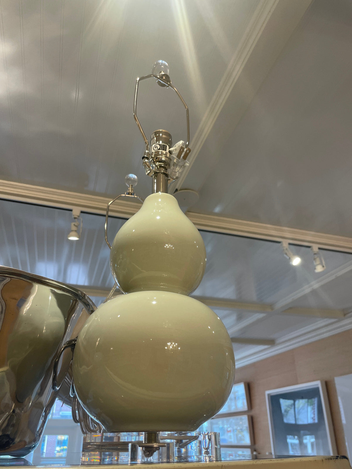 Aqua Thomas Lamp with Acrylic Base – Anderson's Nantucket