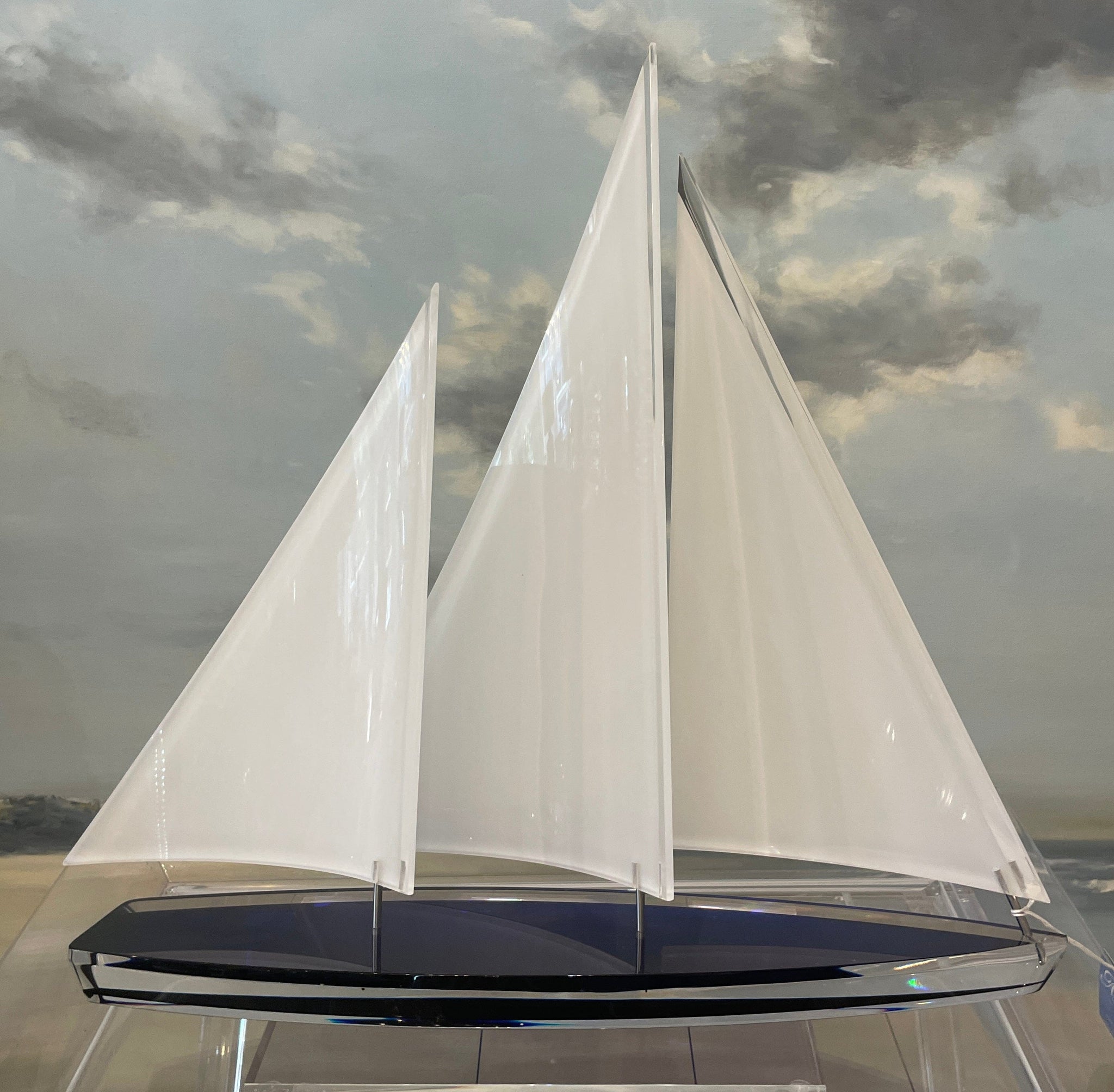 Acrylic Sailboat Sculpture Large – Anderson's Nantucket